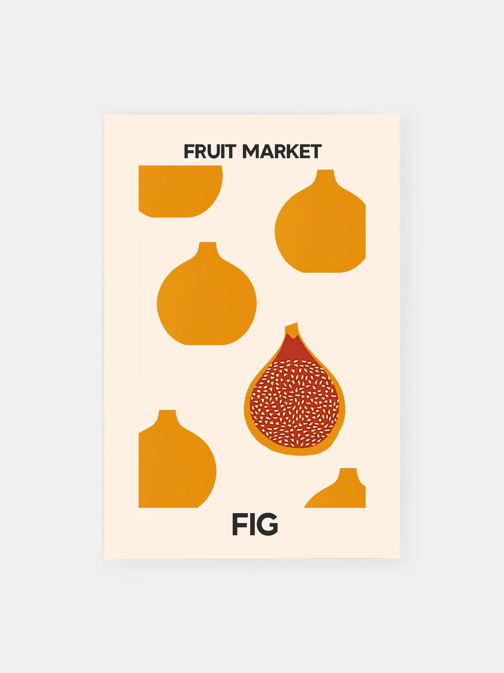 Beige Fig Poster - Klumo Shop