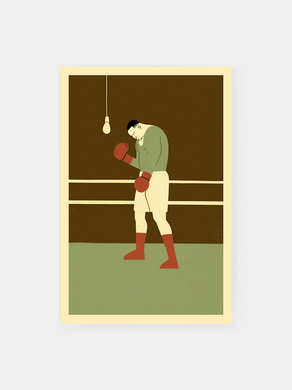 Editorial Boxing Ring Poster - Klumo Shop