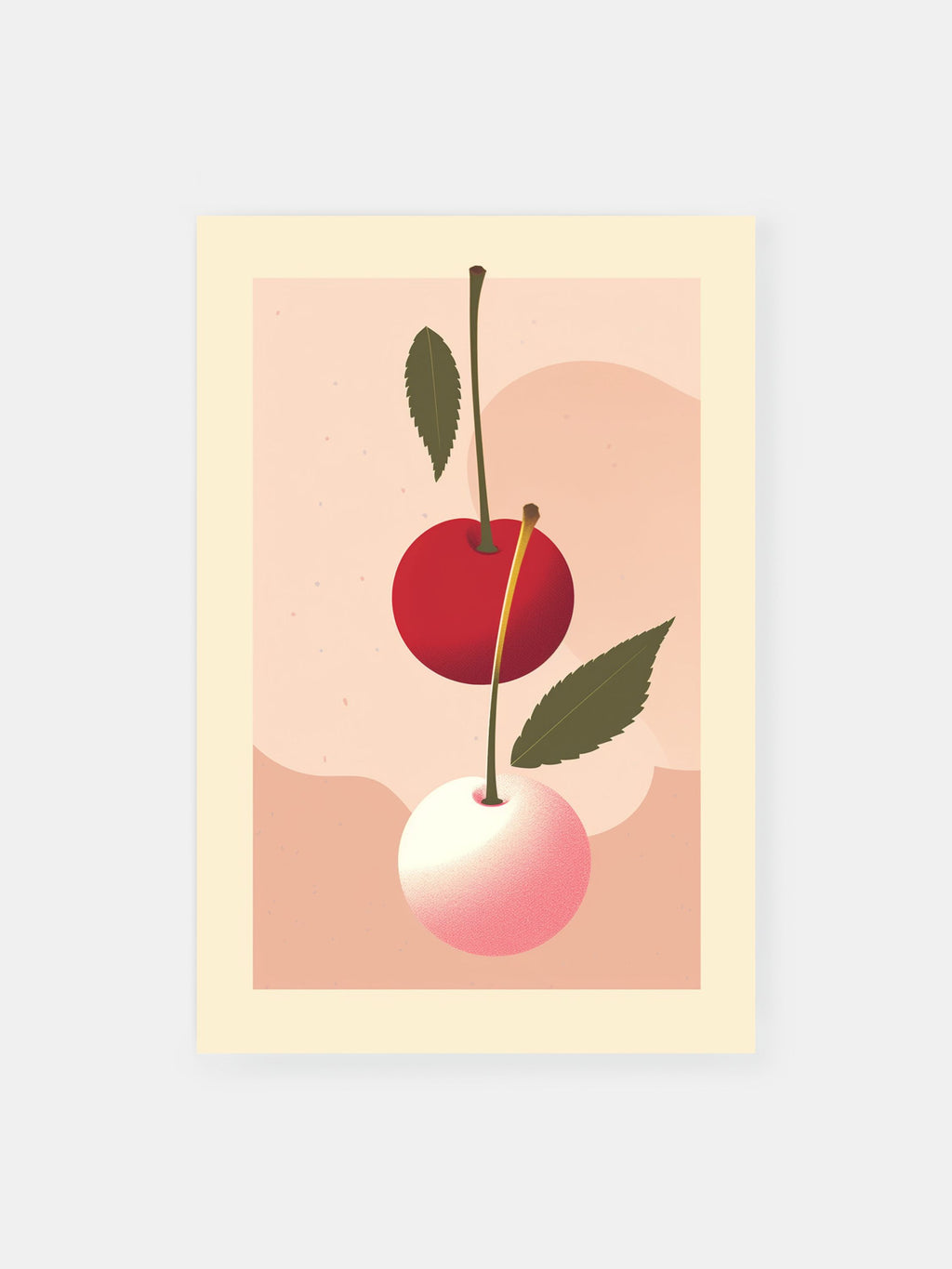 Minimalist Cherry Poster - Klumo Shop