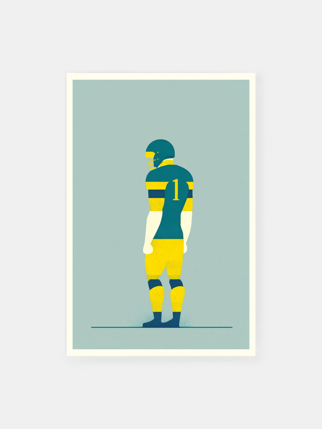 Number One Football Player Poster - Klumo Shop