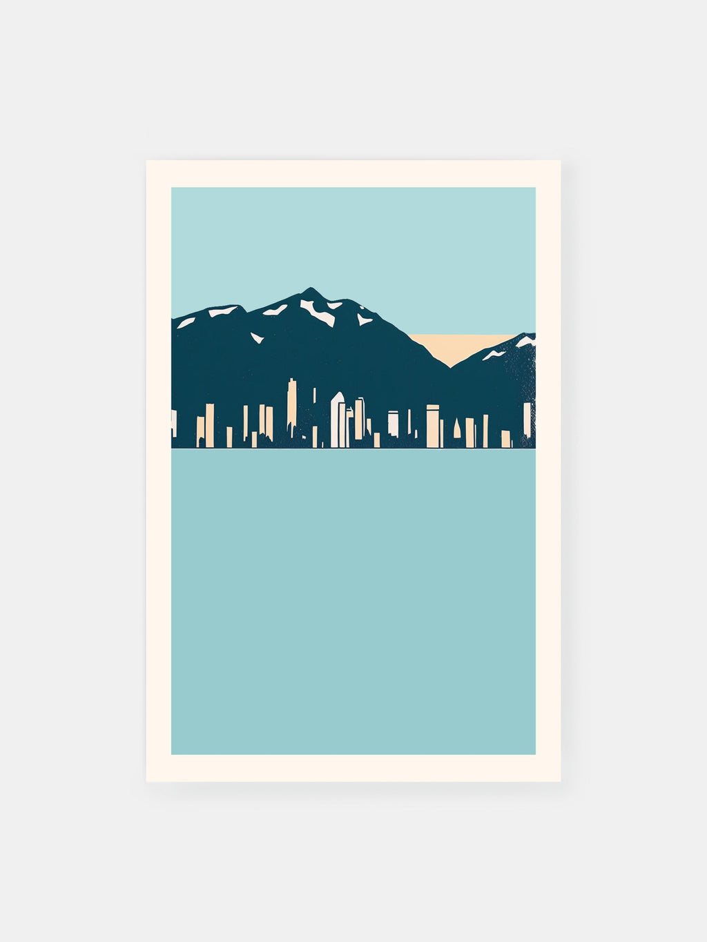 Vancouver Skyline Poster - Klumo Shop